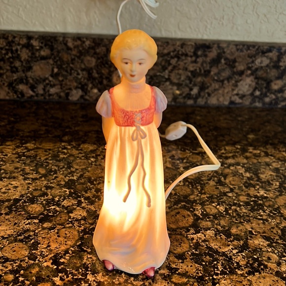 IW Rice | Accents | Iw Rice Irice Made In Japan Light Up Ceramic Girl ...